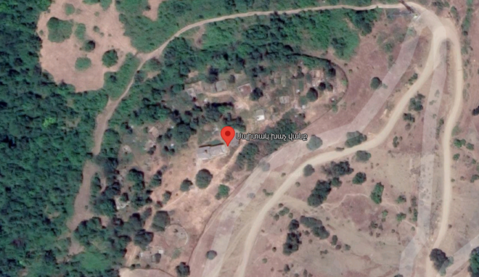 The Azerbaijanis removed the cross from the Spitak Khach (White Cross ...